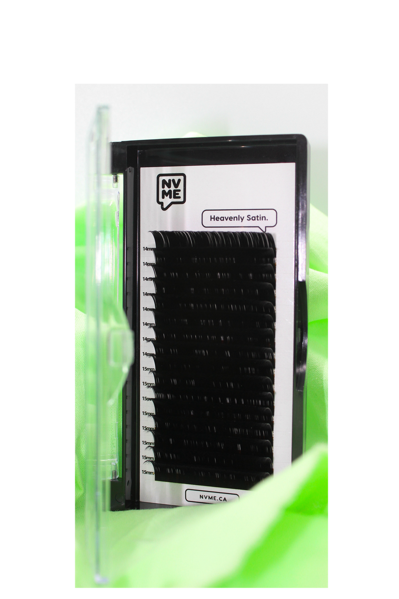 Classic D Curl Heavenly Satin Lashes (Single and Mixed Trays) – NVME Canada
